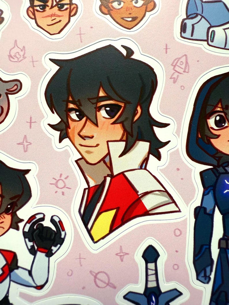 Voltron Character Sticker Sheets - Etsy