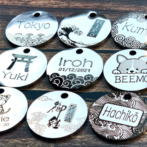 Personalized Pet Tag for Dog and Cat Engraved Dog ID Tag - Etsy