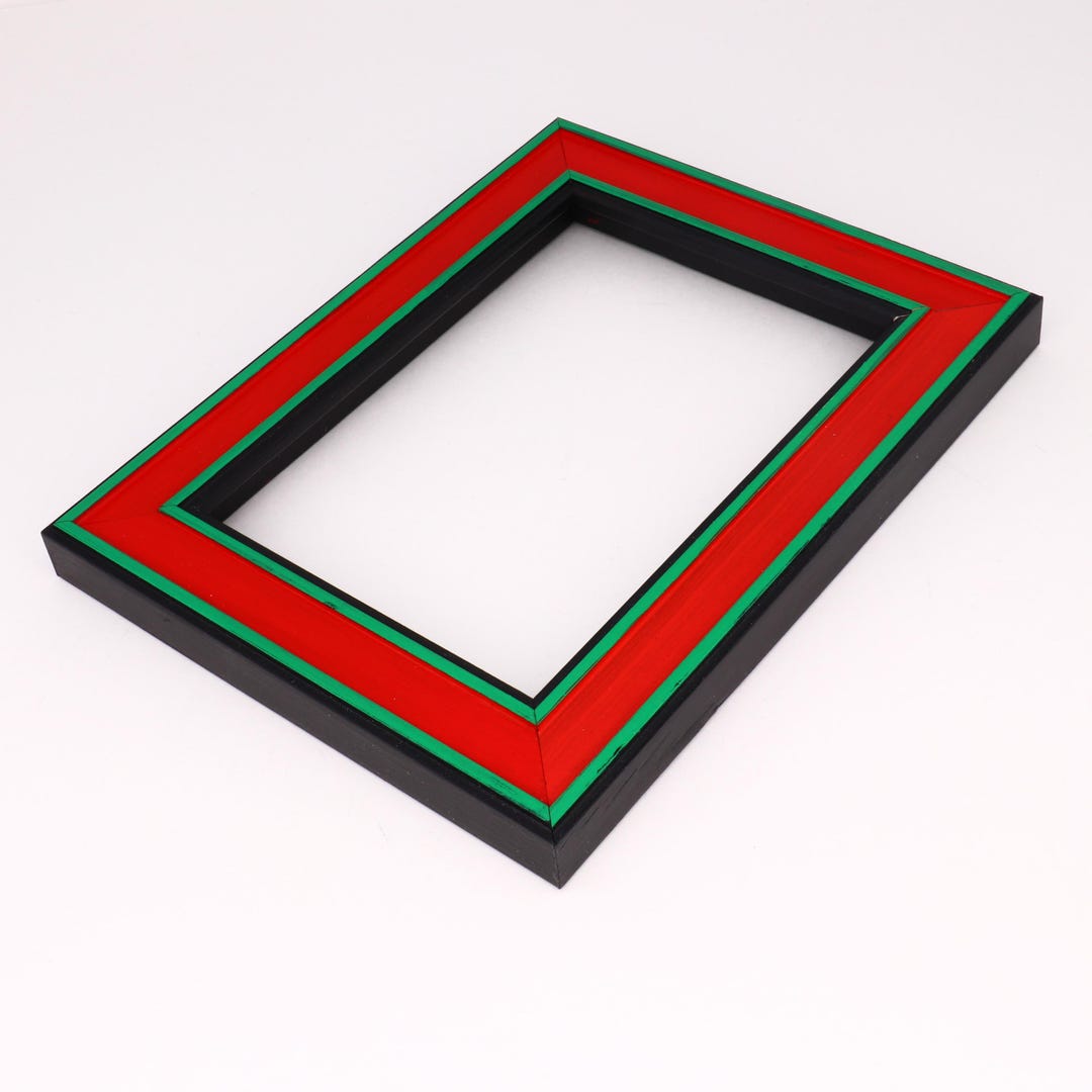 AFRO African American Pride Picture Frame, Red Black and Green Custom ...