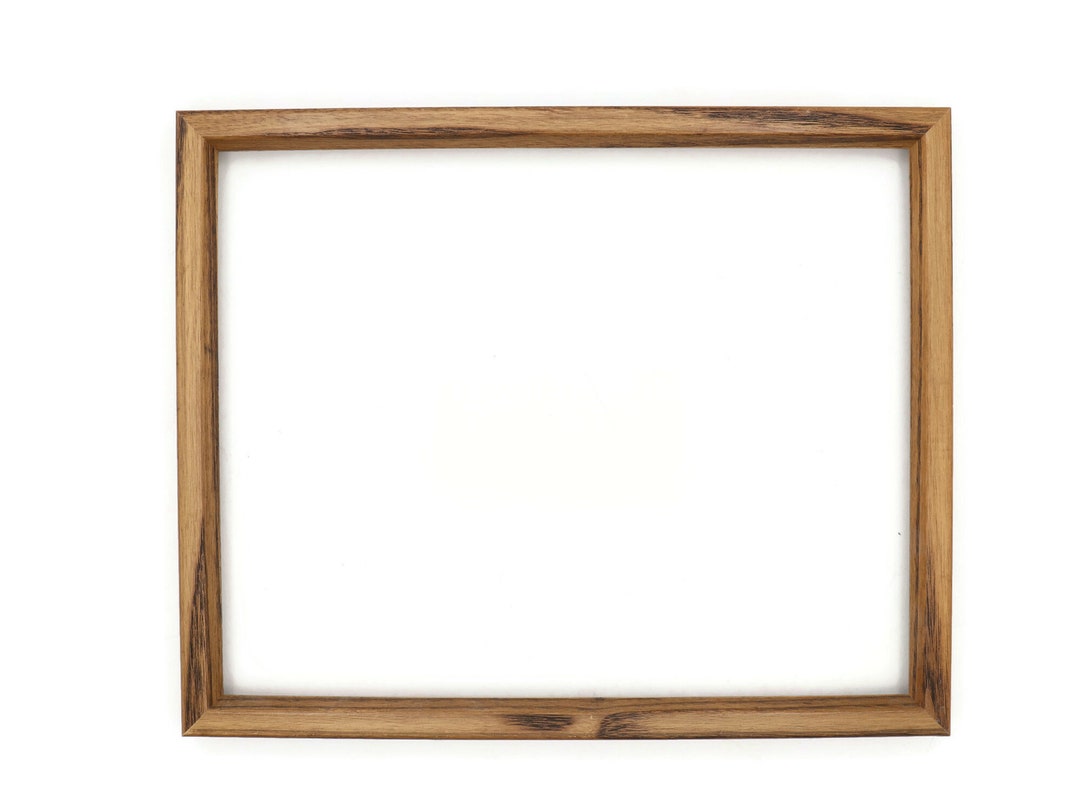 Farmhouse 8x10 Picture Frame, Medium Oak Finish Picture Frame. - Etsy