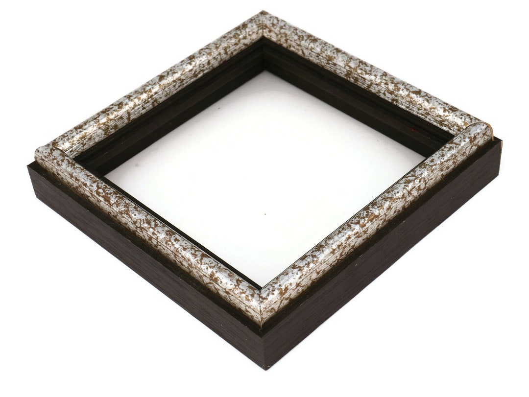 Espresso Black, Silver and Gold Contemporary Picture Frame, Choice of ...