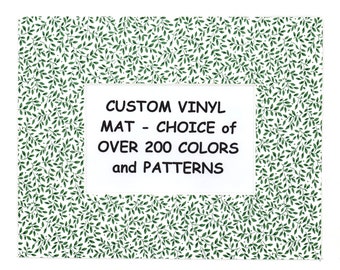 Hunter Green Picture Frame Mat With White Core Available in Multiple ...