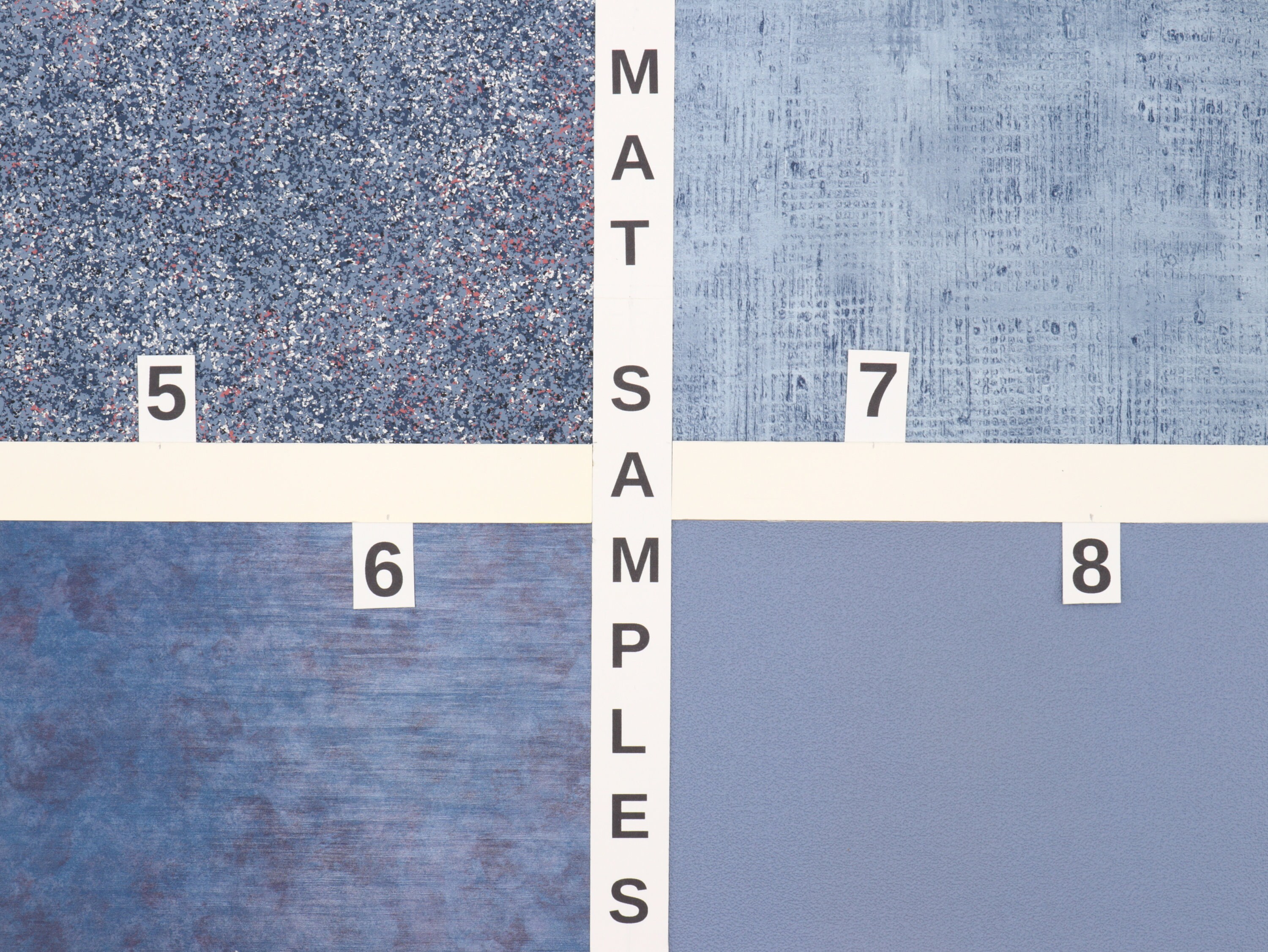 11x14 Matboard Blue Colors and Patterns Premium Vinyl - Etsy