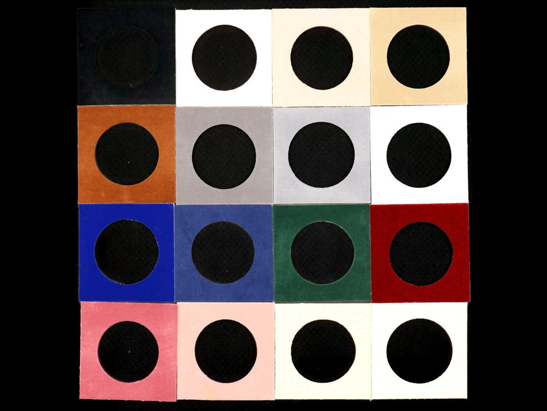 Square Mat Board With Round Opening, Quality Fabric Covered Custom Mat ...