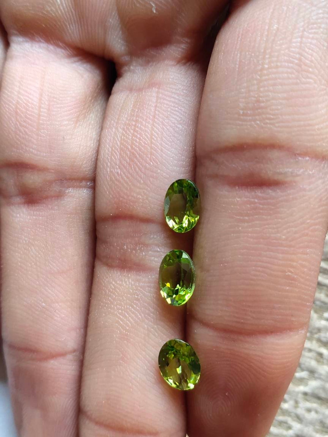 Faceted Peridot Oval Loose Gemstone Lot 3x5-7x5mm Oval Cut - Etsy