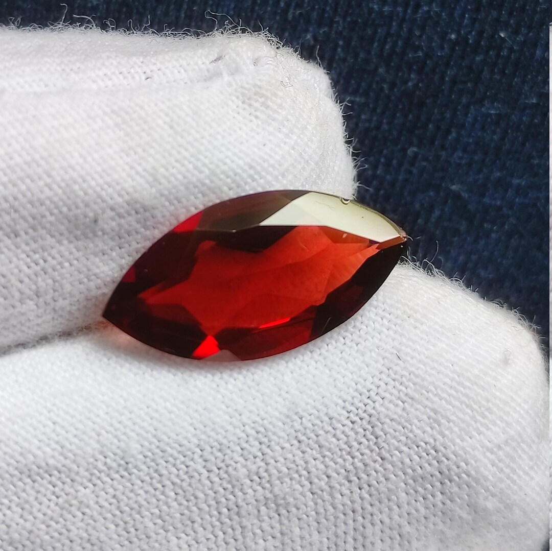 Natural Mozambique Garnet Marquise Shape Stones 10.5x15.5 Mm Red Garnet ...
