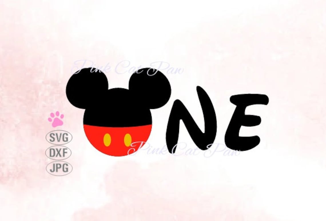 I'm One Svg, Mickey One Svg, One Mickey Svg, Mickey SVG, Mickey 1st ...