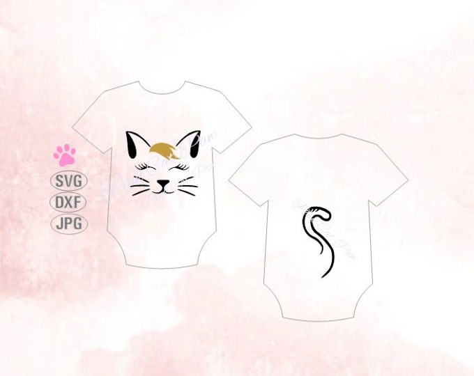 Cat Tail Silhouette SVG, Svg, Dxf, Cricut, Silhouette Cut File, Instant ...