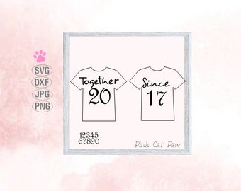 Together Since Svg | Etsy