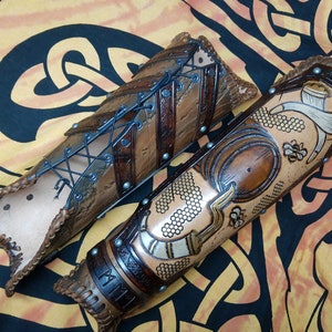 Digital Leather Leg Greaves PATTERN - Viking Set - Etsy