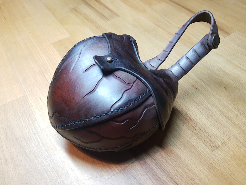 Digital Leather Heart Bag PATTERN - Witches Gear - Etsy