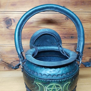 Digital Leather Cauldron Bag PATTERN - Witches Gear - Etsy