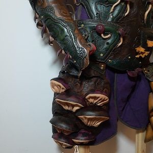 Digital Leather Giant Mushroom Leg Armor PATTERN - Nature Set - Etsy