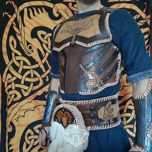 Digital Leather Armor Chest Plate PATTERN - Viking Set - Etsy
