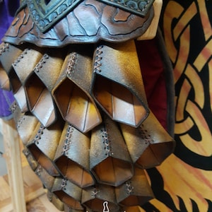Digital Leather Honeycomb Leg Armor PATTERN - Nature Set - Etsy