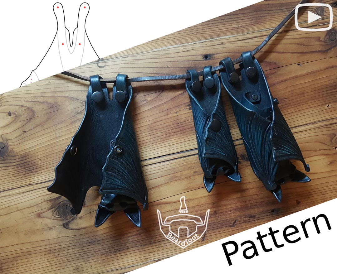 Digital Leather Bat PATTERN - Witches Gear - Etsy