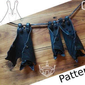 Digital Leather Bat PATTERN - Witches Gear - Etsy