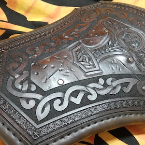 Digital LARP Small Leather Shield PATTERN Viking Set - Etsy