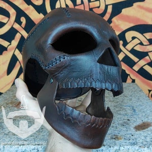 Digital Leather Skull PATTERN - Etsy