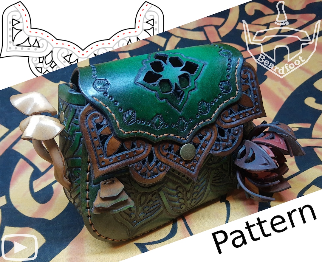 Digital Leather Elf Bag PATTERN - Nature Set - Etsy