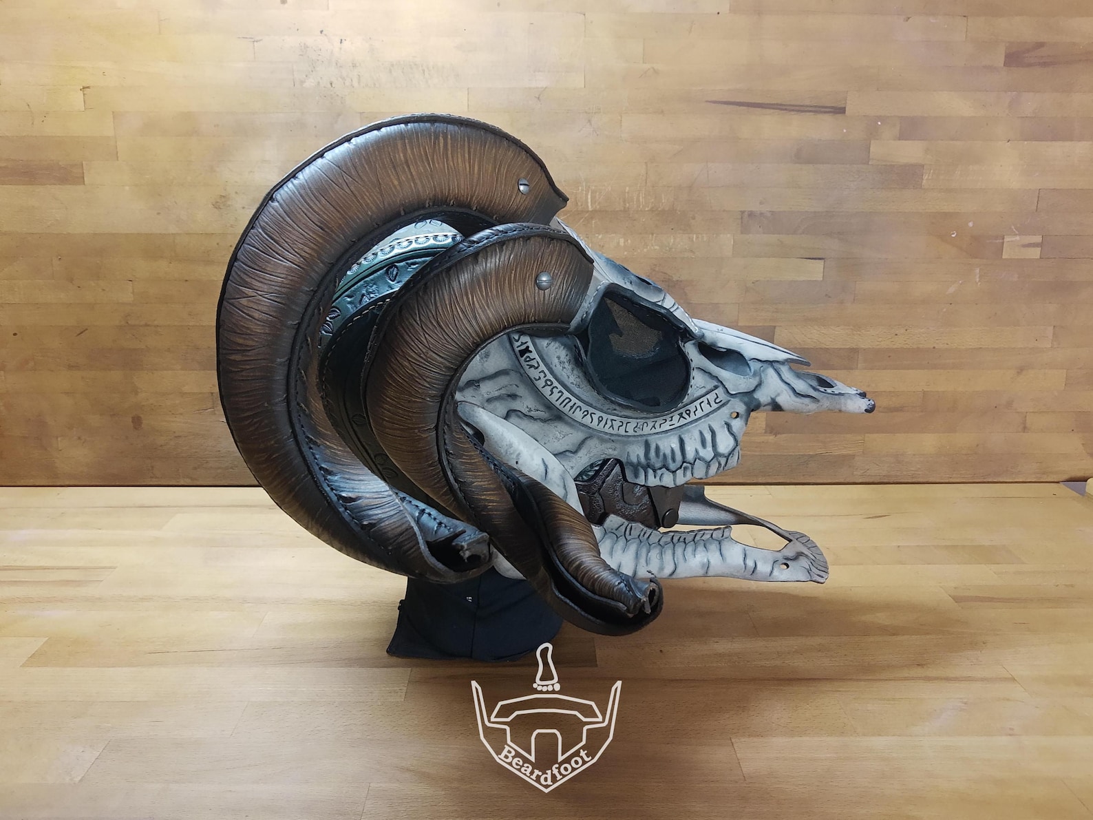Digital LARP Demon Goat Skull Helmet PATTERN - Nature Set - Etsy