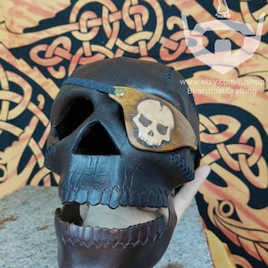 Digital Leather Skull PATTERN - Etsy