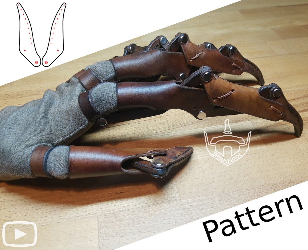 Digital Leather Claw PATTERN - Witches Gear - Etsy