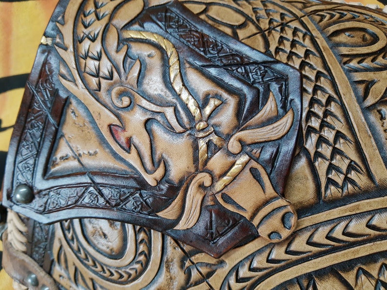 Blueprints & How To Home & Living Viking Set Leather Serpent Thigh ...