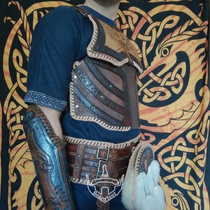 Digital Leather Armor Chest Plate PATTERN - Viking Set - Etsy