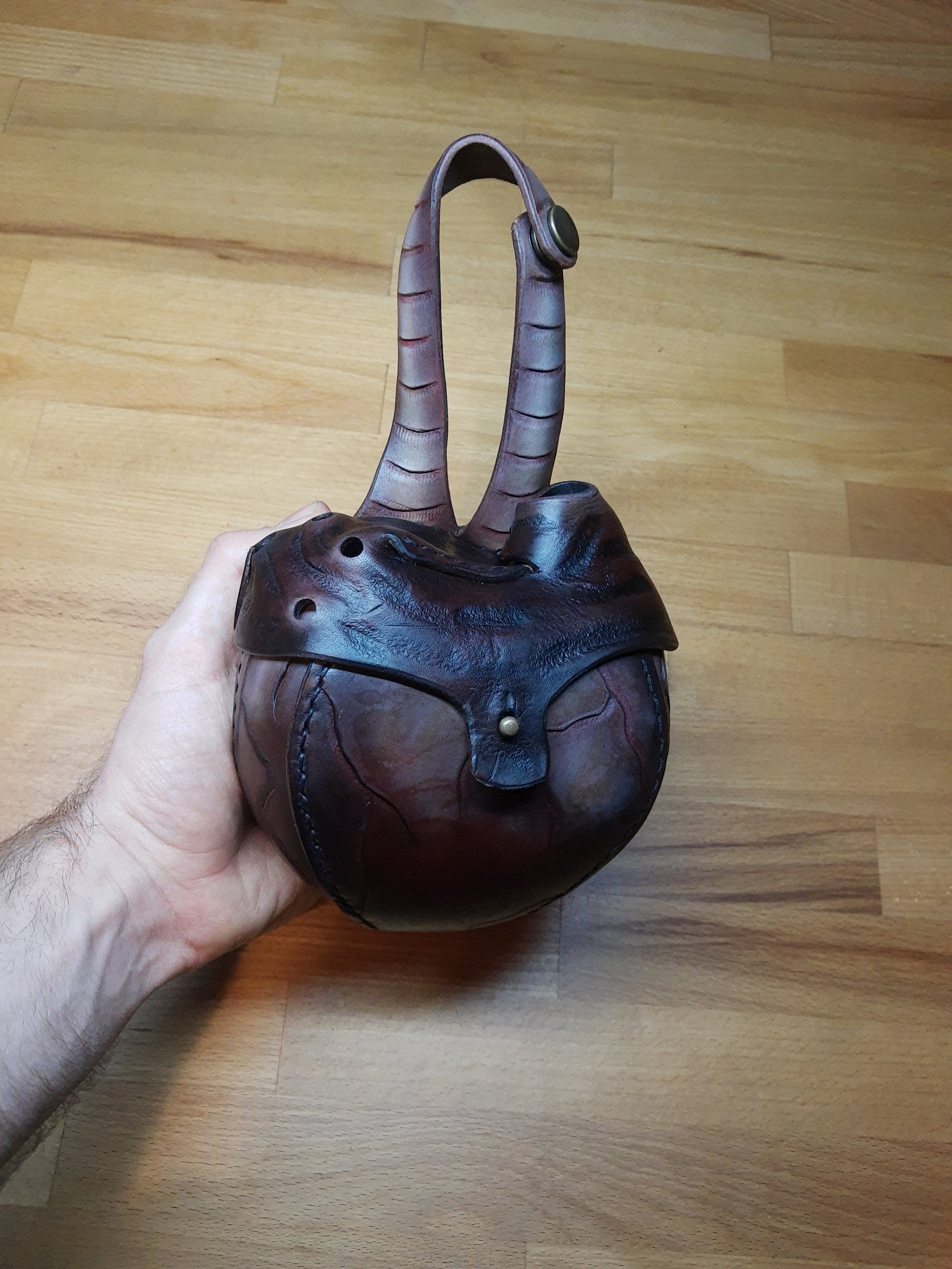 Digital Leather Heart Bag PATTERN - Witches Gear - Etsy