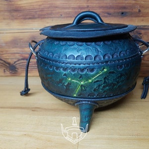 Digital Leather Cauldron Bag PATTERN - Witches Gear - Etsy