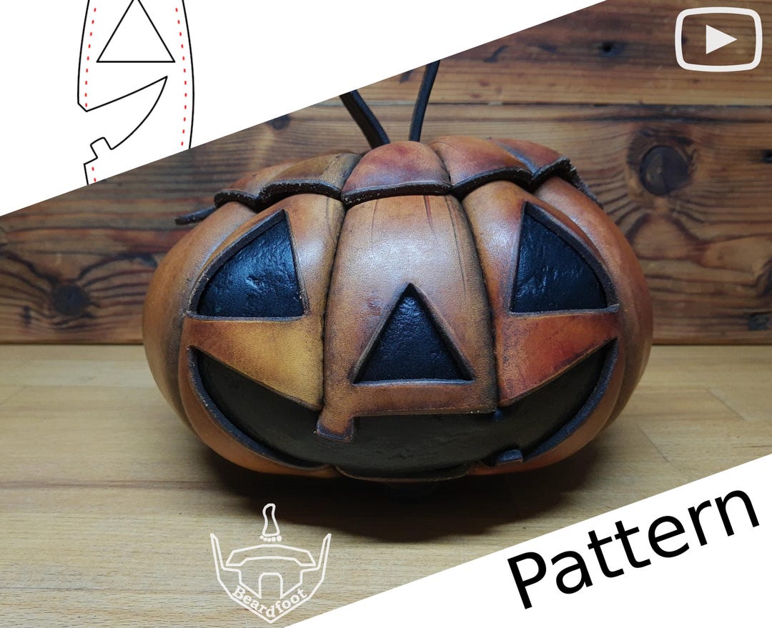 Digital Leather Pumpkin Bag PATTERN - Witches Gear - Etsy