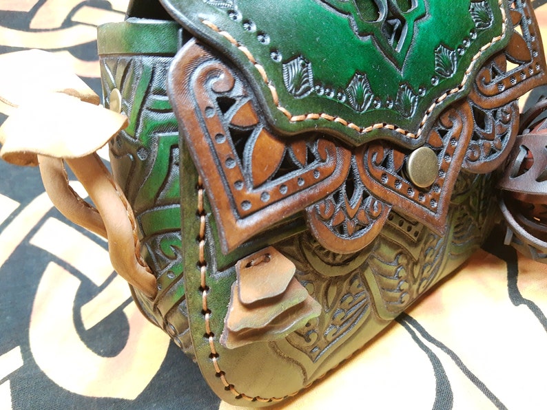 Digital Leather Elf Bag PATTERN Nature Set - Etsy