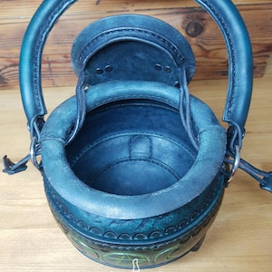 Digital Leather Cauldron Bag PATTERN - Witches Gear - Etsy