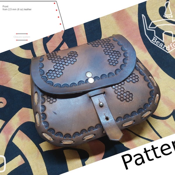 Leather Viking Pouch Patterns - Etsy
