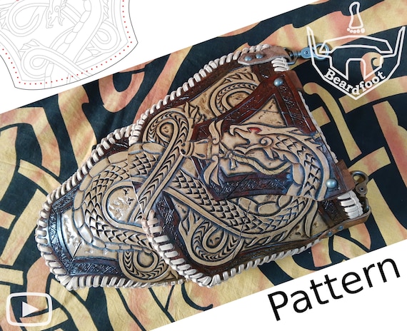 Blueprints & How To Home & Living Viking Set Leather Serpent Thigh ...