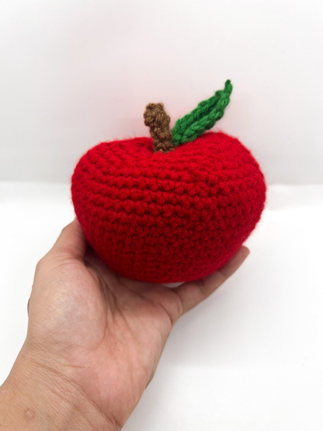 Crocheted Apple Crocheted Food Play Toys for Children - Etsy