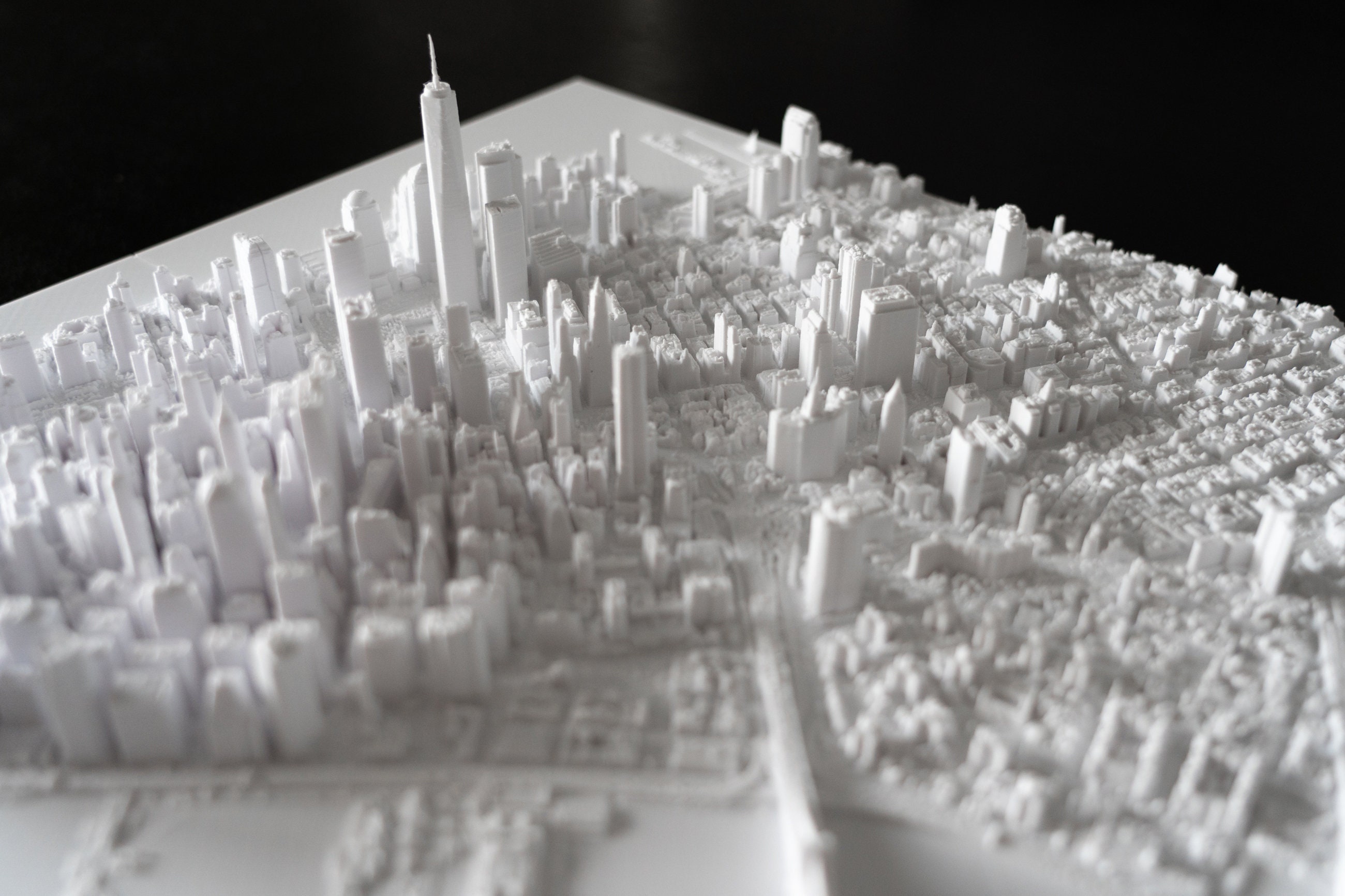 Lower Manhattan | 3D Printed City, 16"/41cm - Etsy