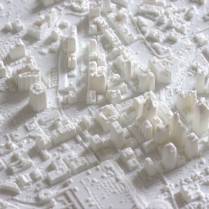 Detroit | 3D Printed City, 12"/30cm - Discount - Etsy