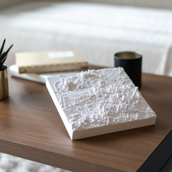 3d Printed Map Boston - Etsy