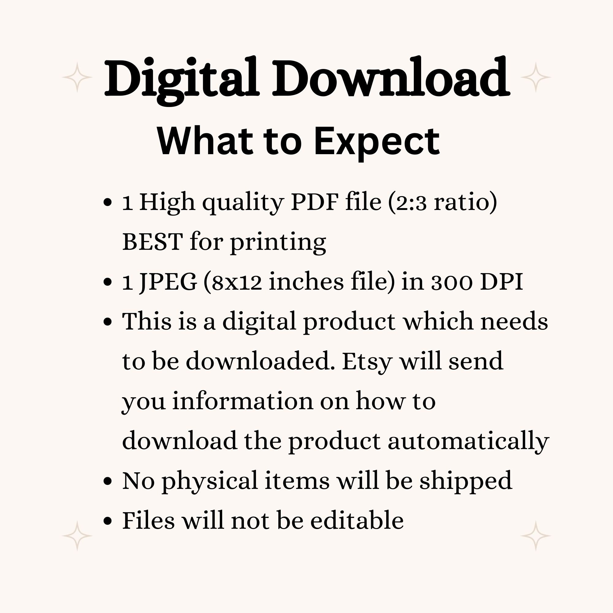 Printable Wall Decor, Contemporary Art Downloadable Prints, Modern ...