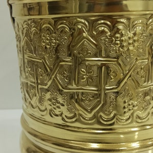 Brass Bucket Pail,vintage Style Bucket Pail,moroccan Hammam Bucket ...