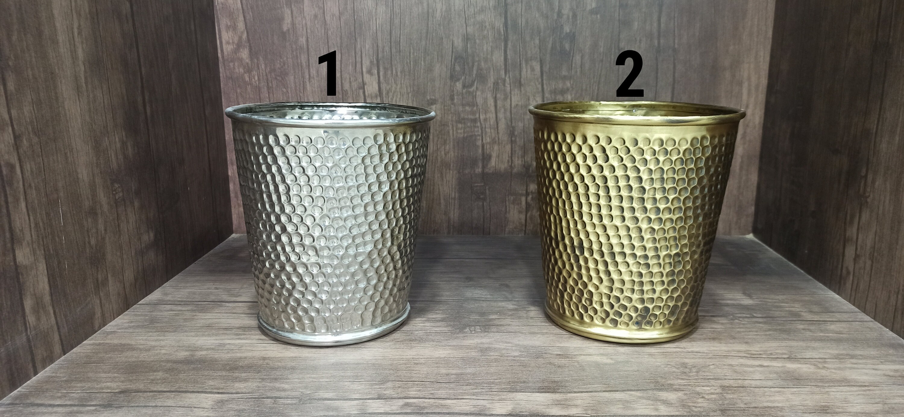 Bathroom Trash Canbrass Waste Bin Moroccan Handmade Brass - Etsy