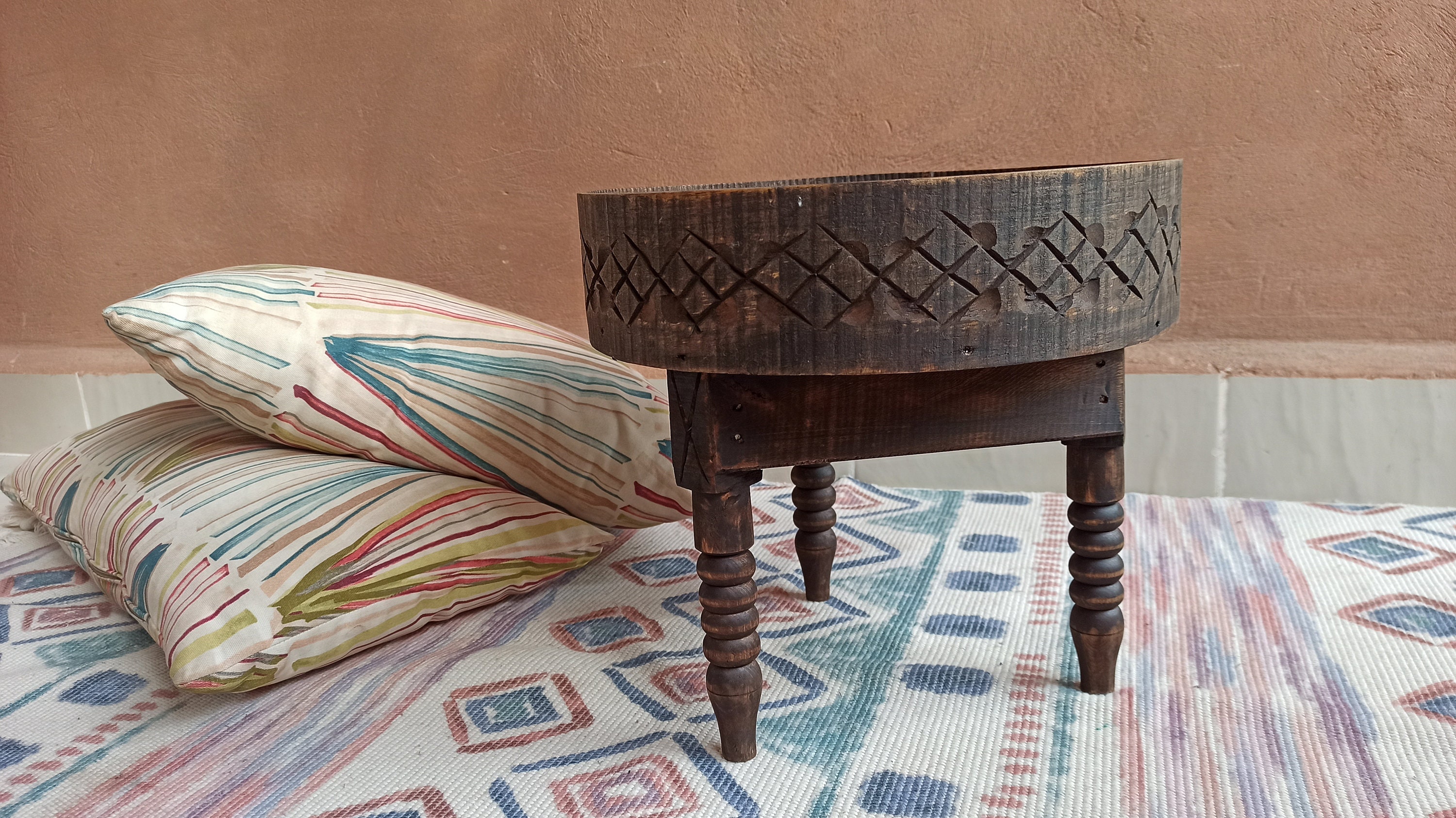 Moroccan Tea TableHandmade Moroccan TableBoho Table Vintage | Etsy