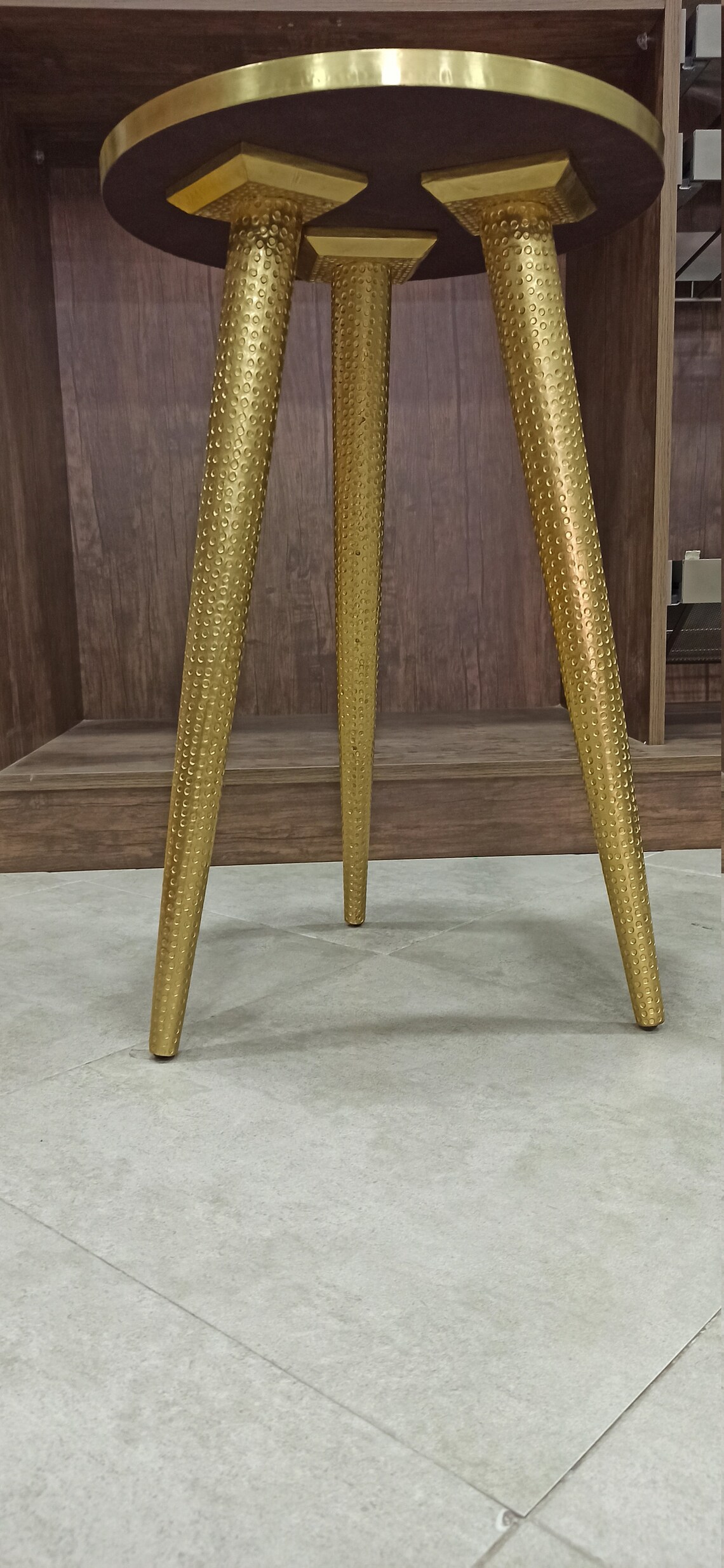 Moroccan Brass Side Table - Etsy
