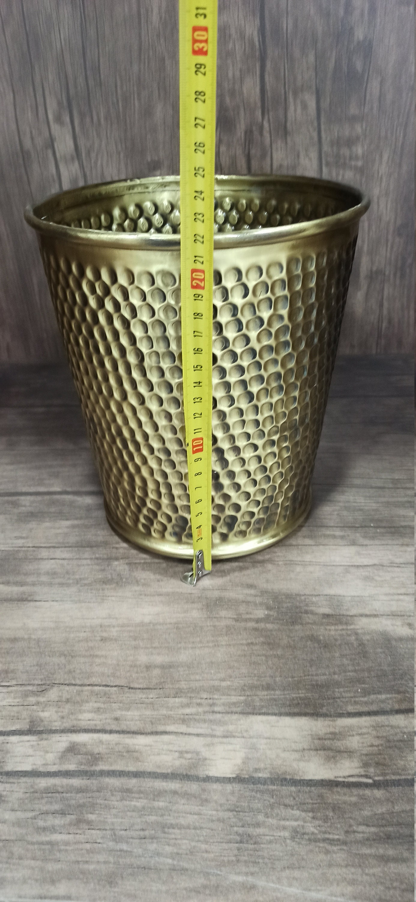 Bathroom Trash Canbrass Waste Bin Moroccan Handmade Brass | Etsy