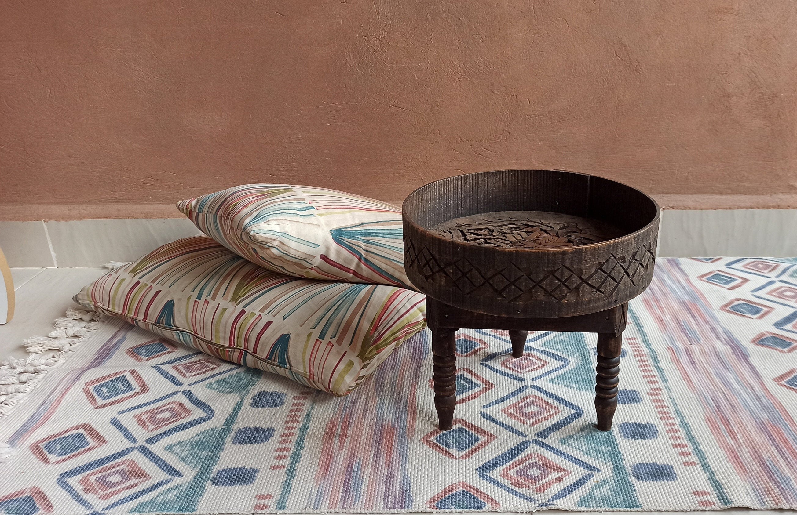 Moroccan Tea TableHandmade Moroccan TableBoho Table Vintage | Etsy