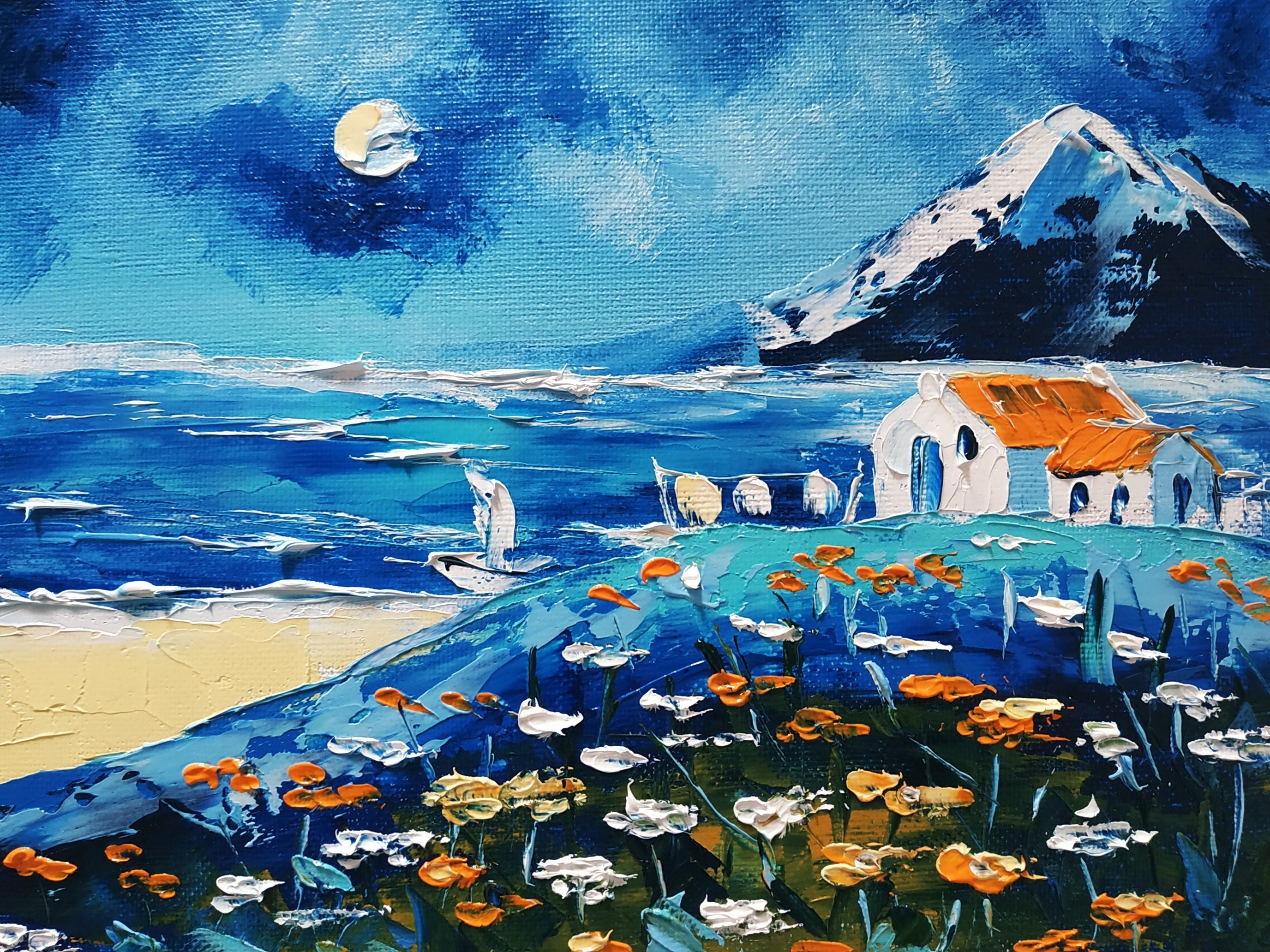 Night Scene Oil Paintings