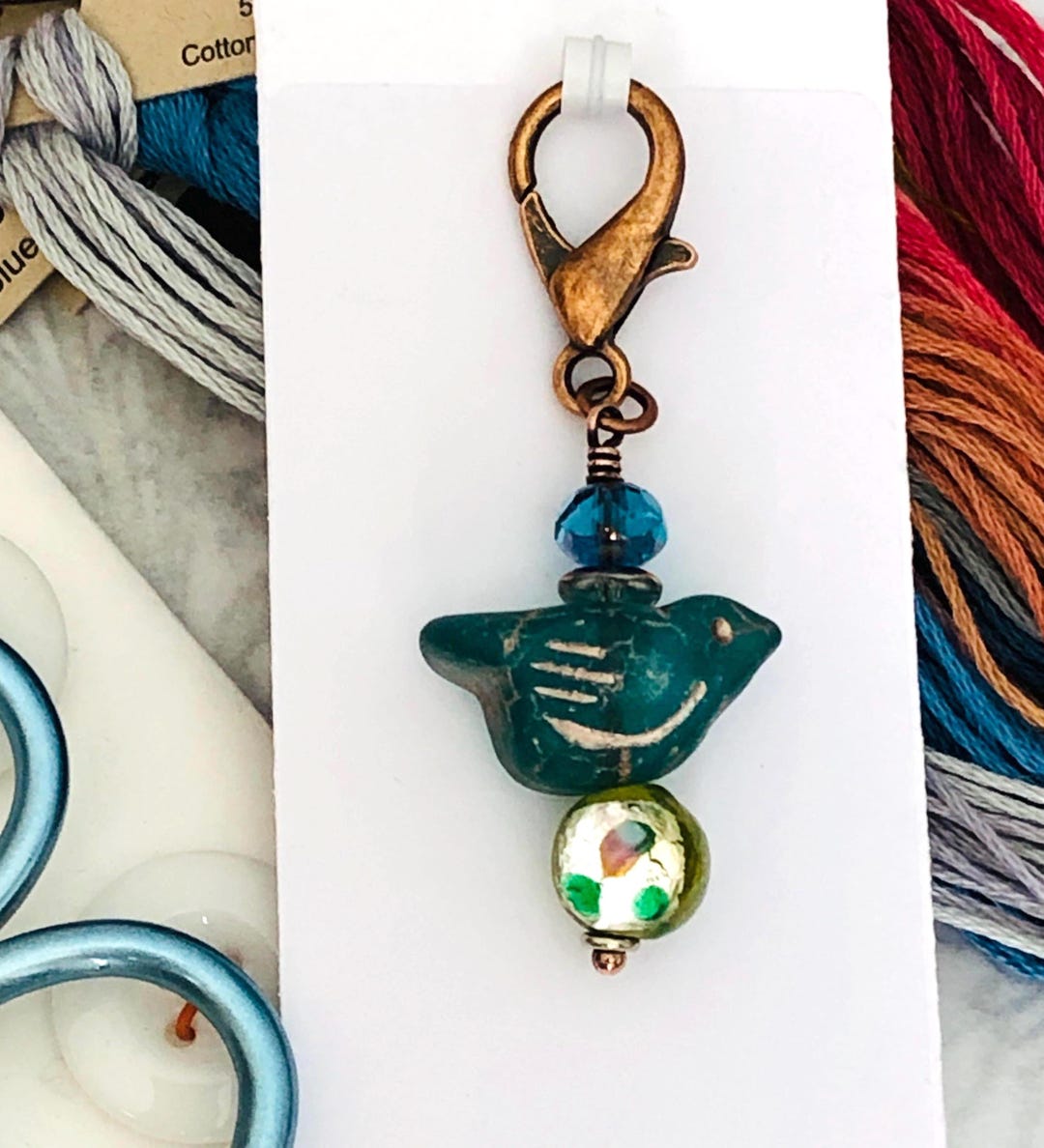 Zuma, a Beaded Bird Scissor Fob to Decorate Your Scissors and Make Them ...