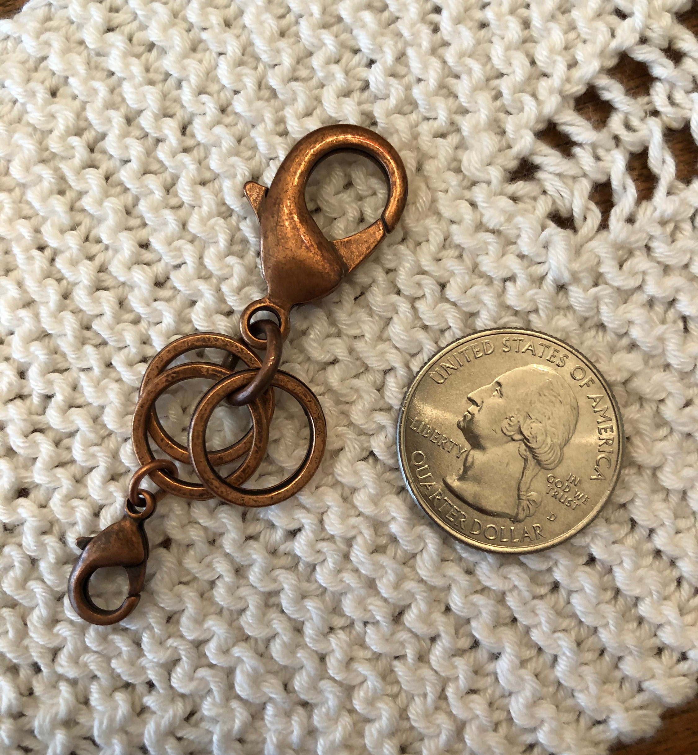 Tether a Stitch Marker and Charm Holder - Etsy